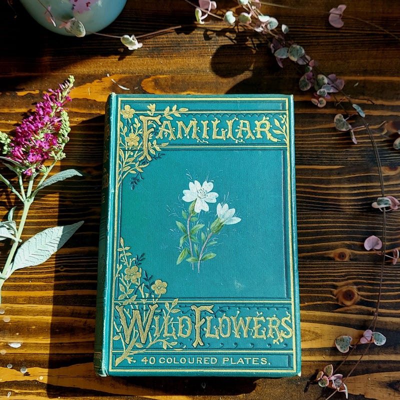 Vintage Flower Book - Etsy