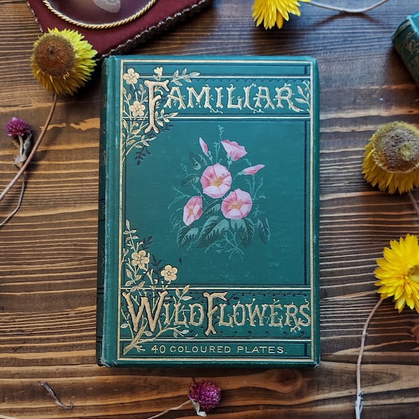 Vintage Flower Book - Etsy