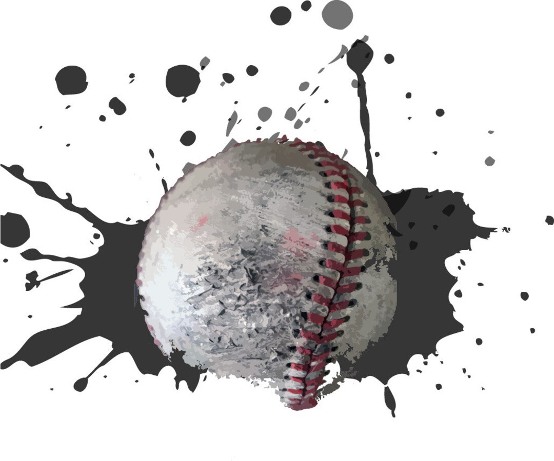 Baseball Sublimation PNG / Splash Baseball Png/ Clipart Baseball ...