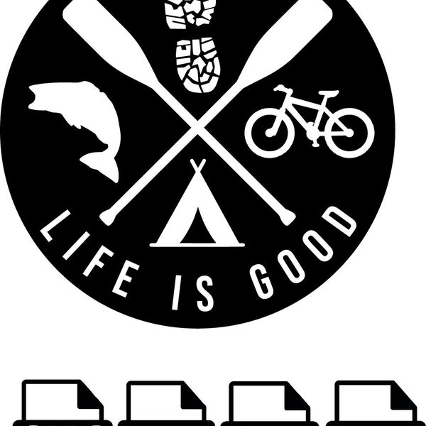 Life is Good Svg - Etsy