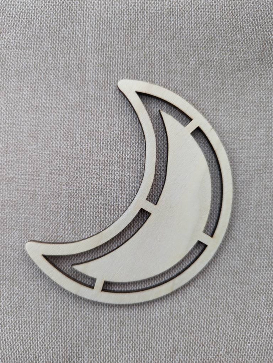 Blank Moon Macrame Frame Outline - Etsy