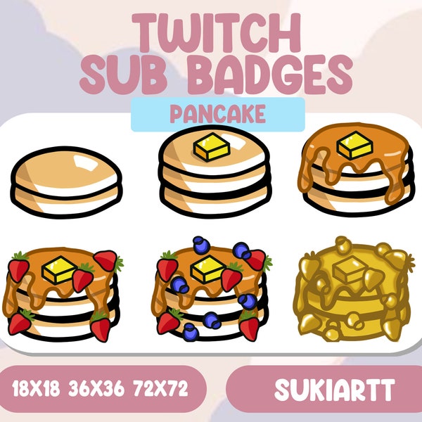Twitch Pancake Emote - Etsy