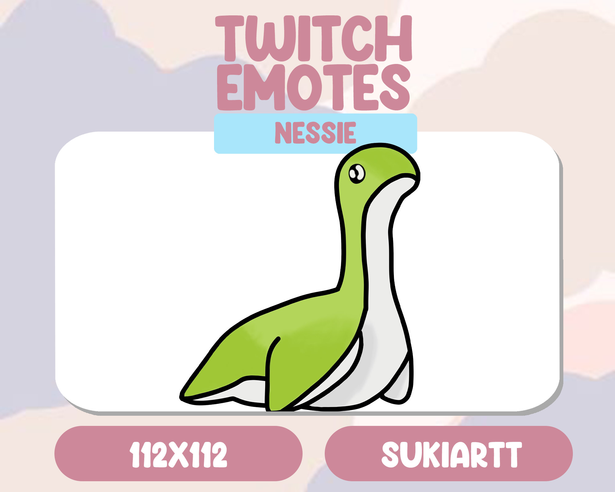 Apex NESSIE TWITCH EMOTE Twitch Discord Pngtuber Vtuber Emote for Stream - Etsy