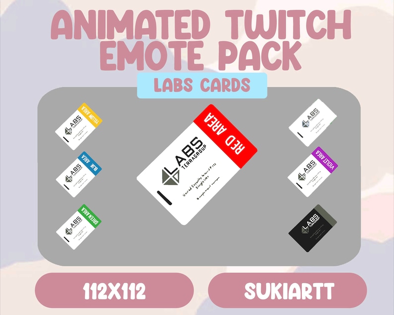ANIMATED LABS CARDS Emote Pack- Escape From Tarkov Twitch Discord ...