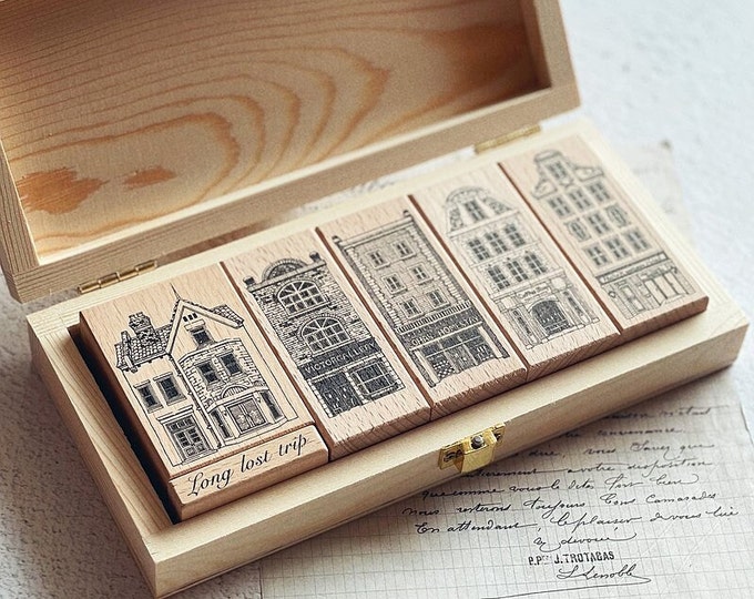 Ladyf05 Medieval Building Stamp Sets/ Rubber Stamps/ Building Stamps ...