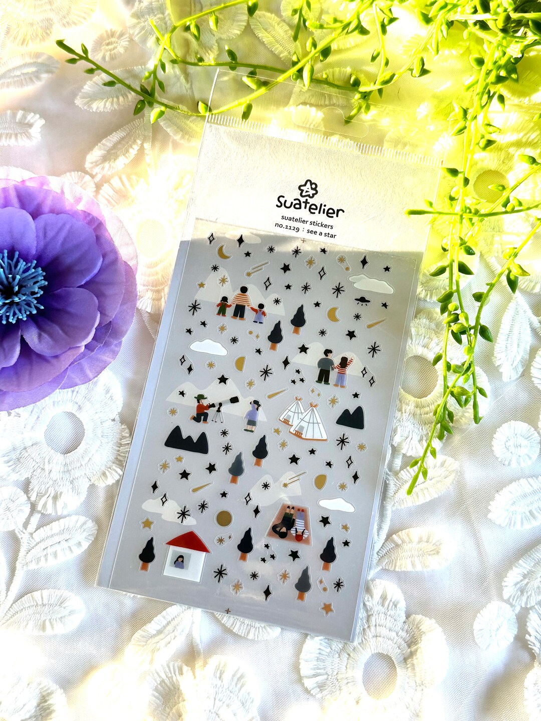 Suatelier See a Star Stickers, Cute Stickers, Journal Stickers, Planner ...