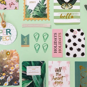 Set of 107 Journaling Set, Junk Journal Kit,planner Supplies ...