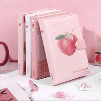 Pink Aesthetic Kiss Printed Spiral Notebook, 140 Pages - Etsy
