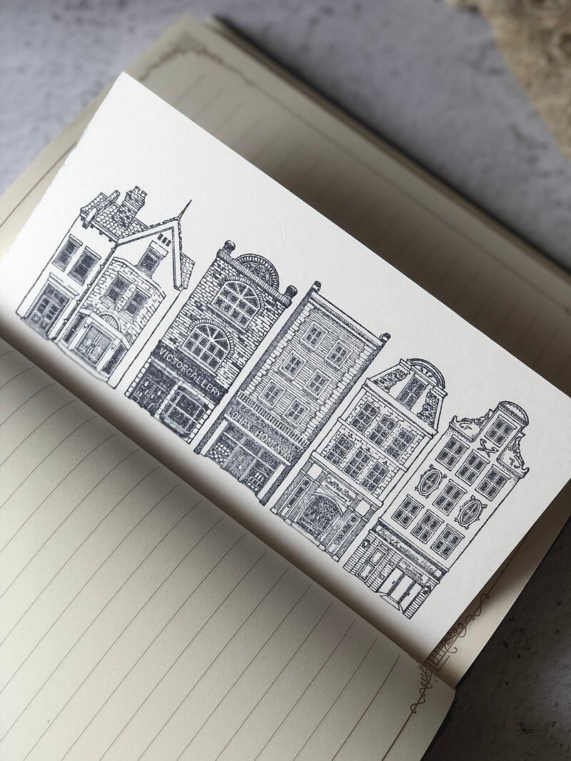 Ladyf05 Medieval Building Stamp Sets/ Rubber Stamps/ Building - Etsy