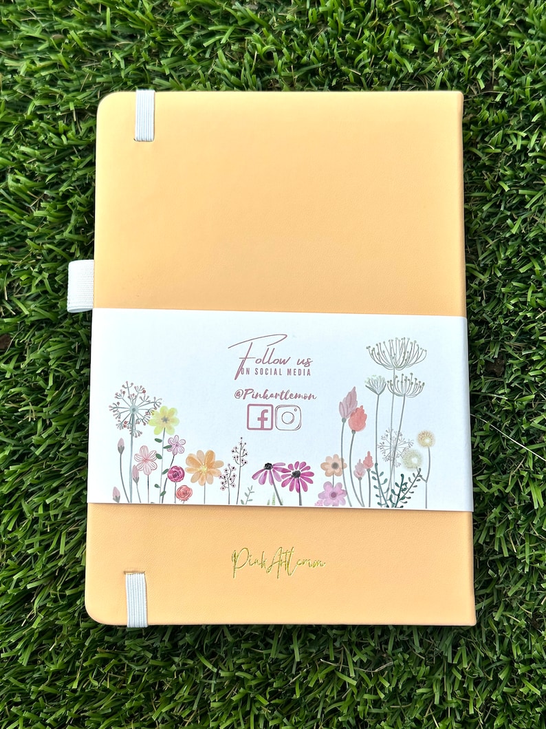 Orange Cute Cat Bullet Journal/ Dotted Bullet Journal/ A5 PU - Etsy