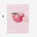 A5 Peach Notebook/ Cute PU Soft Leather Notebook With Magnetic Buckle ...