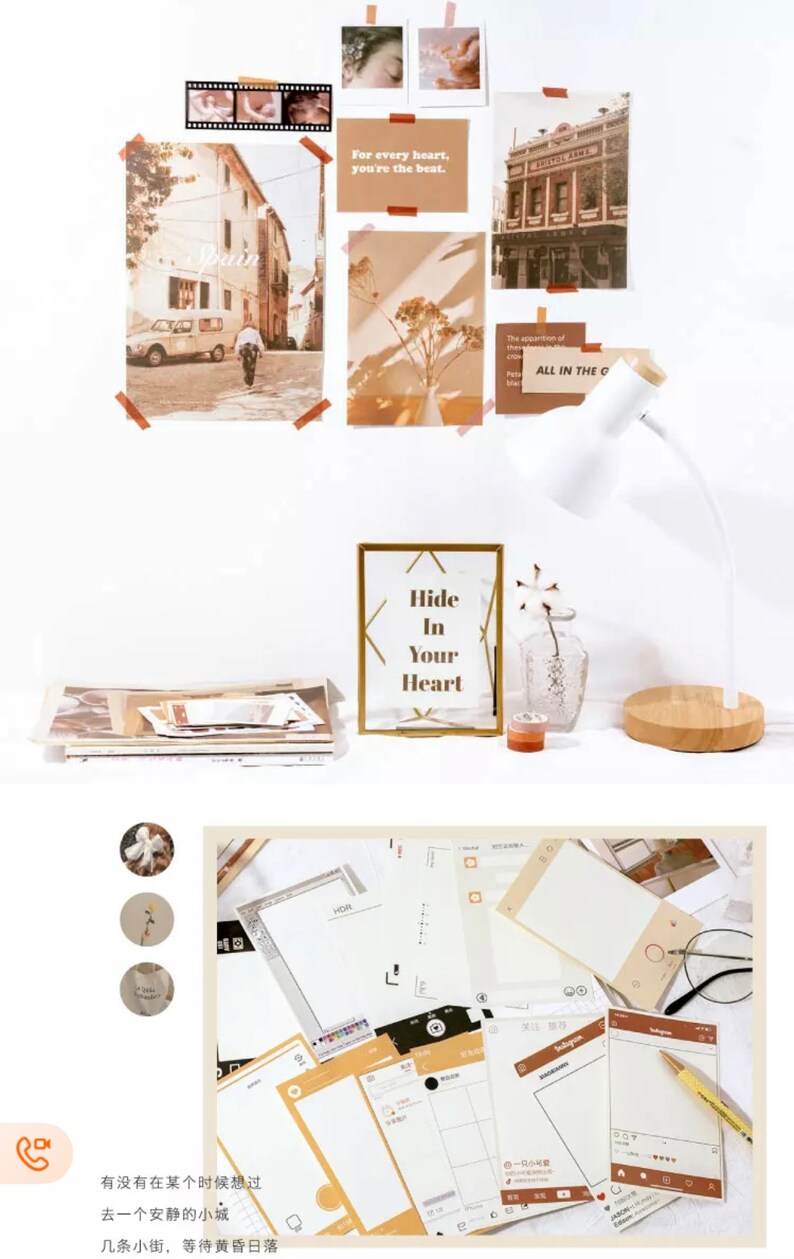 64 Pcs Stationery Kit/ Journaling Kit Scrapbook Bundle - Etsy