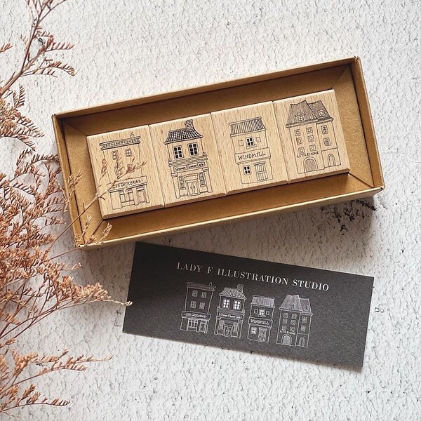 House Rubber Stamp - Etsy
