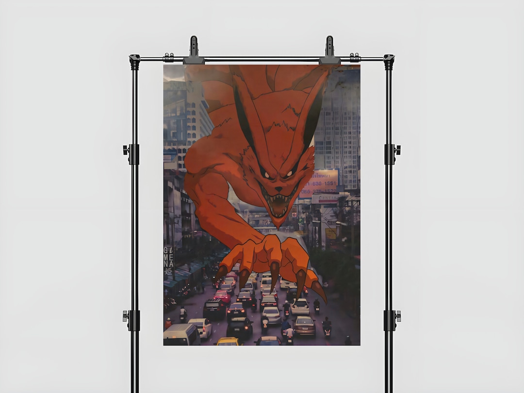 Naruto Anime Kurama Poster Kurama Wall Art Kurama Poster High Quality ...