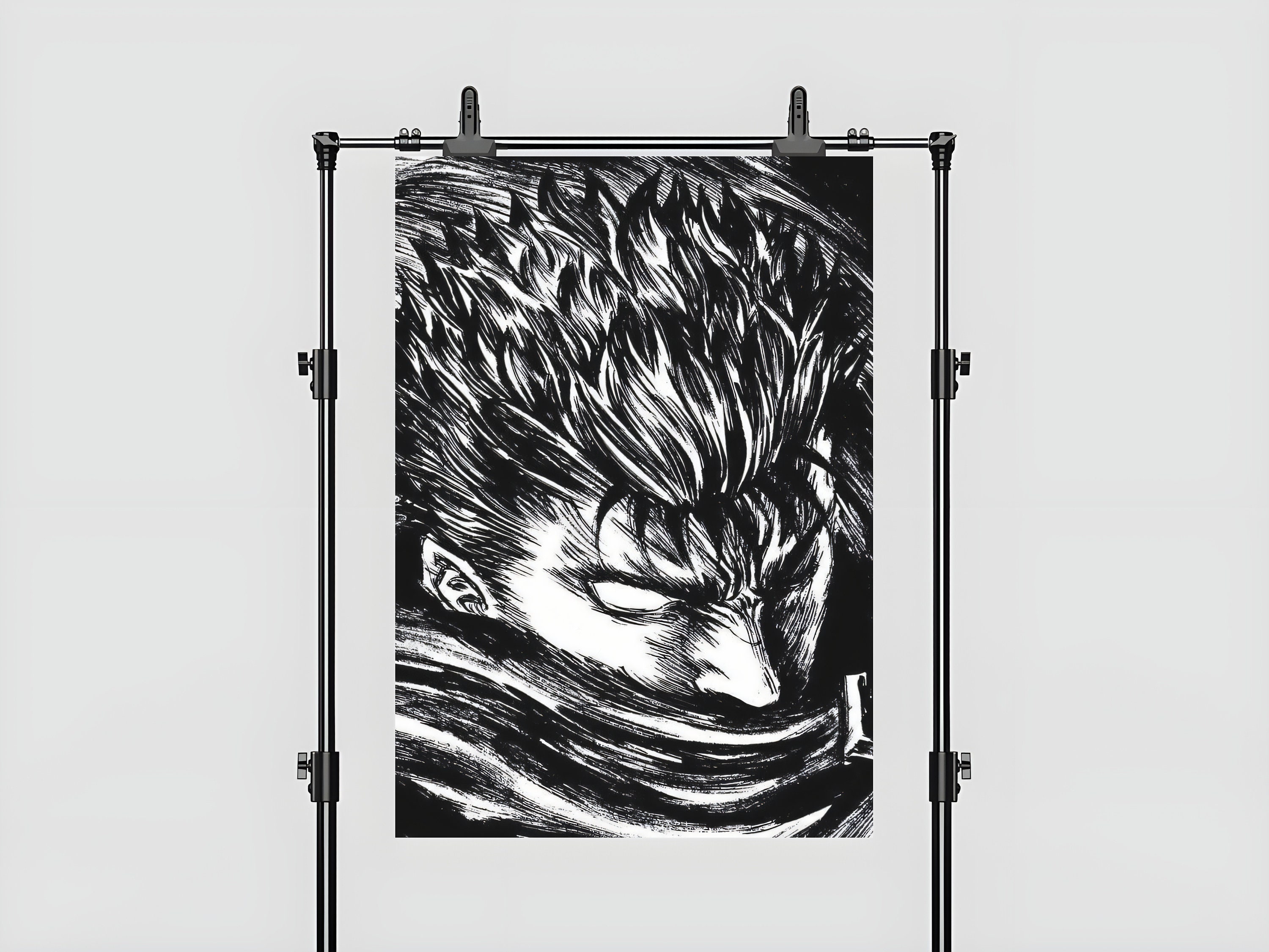 Berserk Anime Guts Poster | Berserk Wall Art | Berserk Poster | High ...