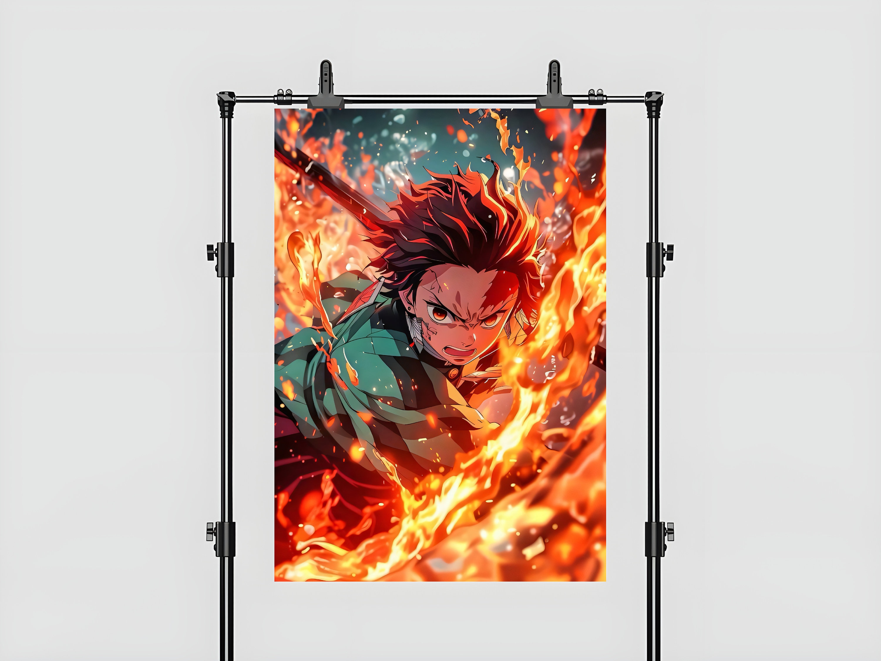 Demon Slayer Anime Tanjiro Poster | Tanjiro Wall Art | Tanjiro Poster ...