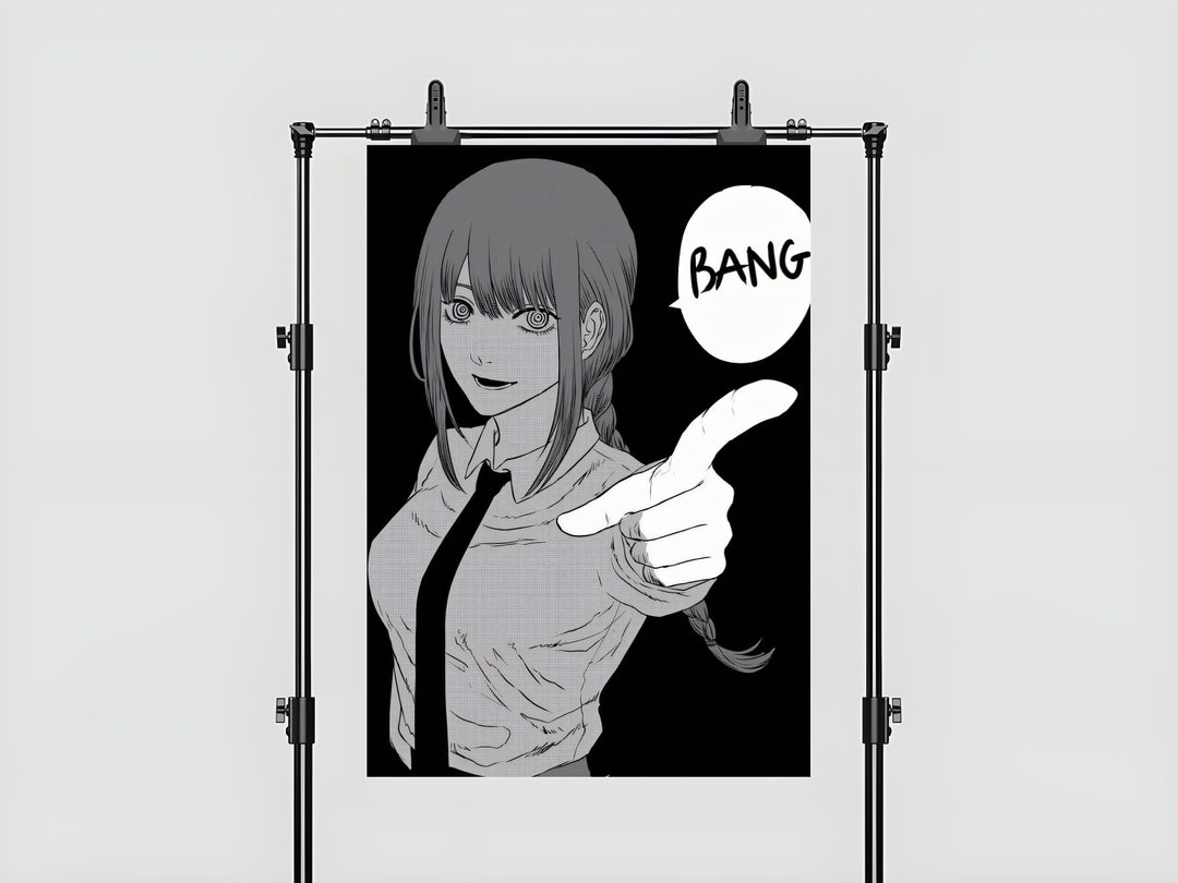 Chainsaw Man Anime Makima Poster | Chainsaw Man Poster | Makima Poster ...