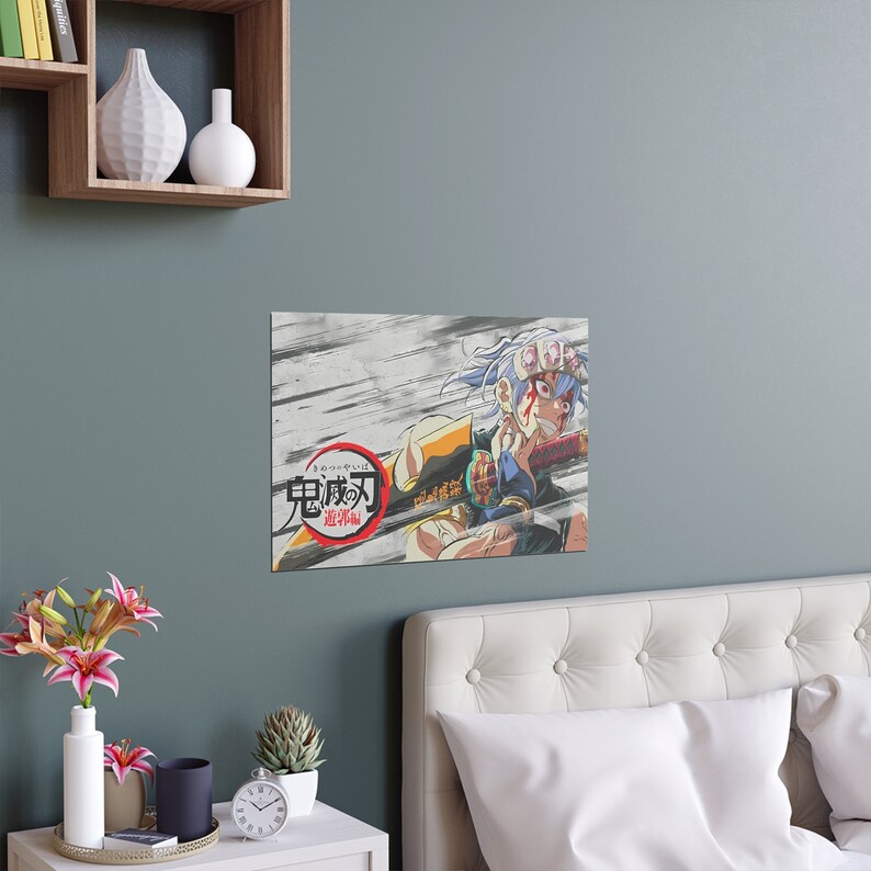 Demon Slayer Anime Tengen Poster | Uzui Tengen Wall Art | Demon Slayer ...