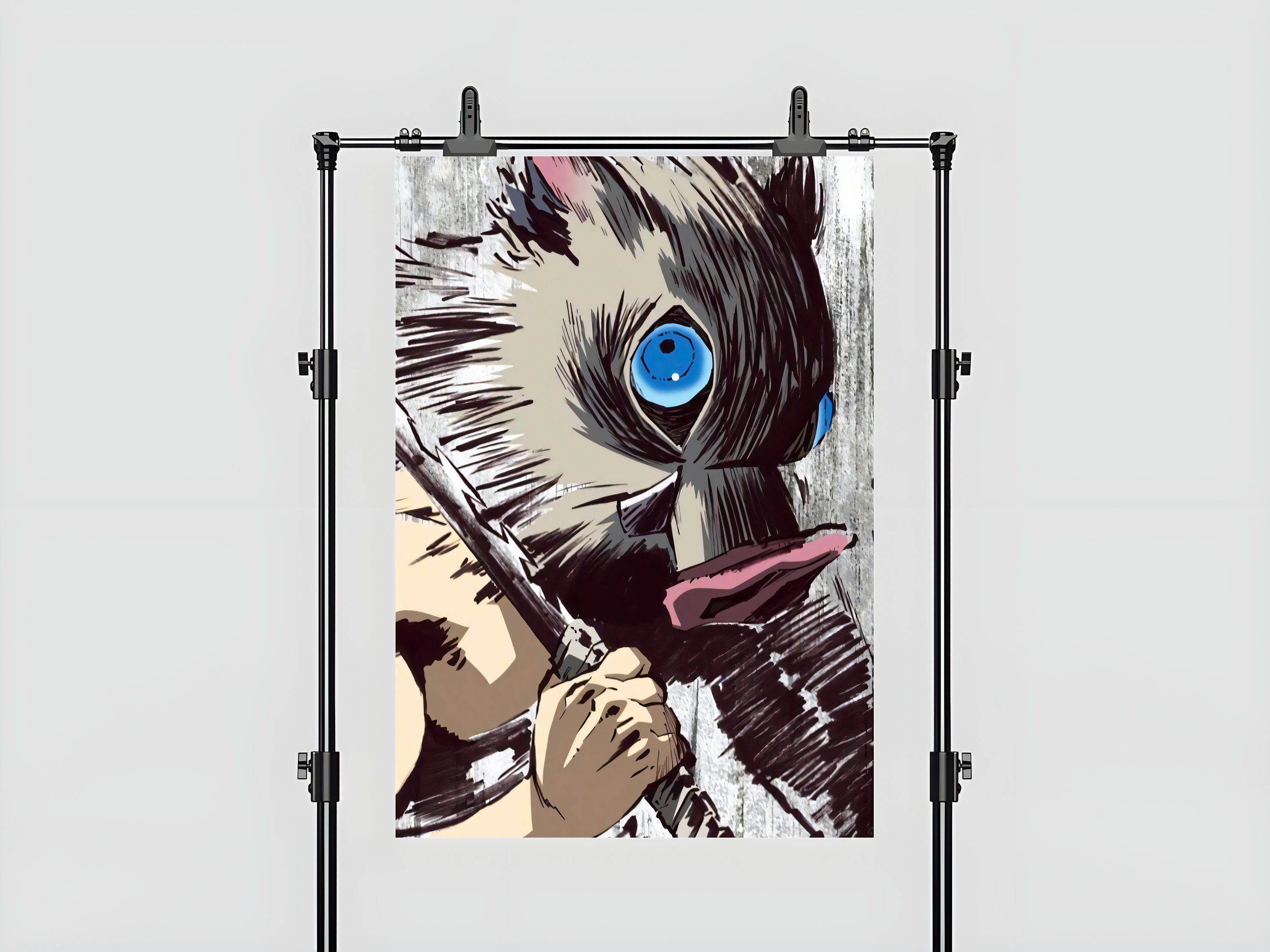 Demon Slayer Anime Inosuke Poster | Demon Slayer Poster | Inosuke ...