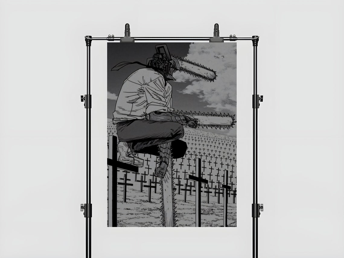Chainsaw Man Anime Denji Poster | Denji Wall Art | Denji Poster | High ...