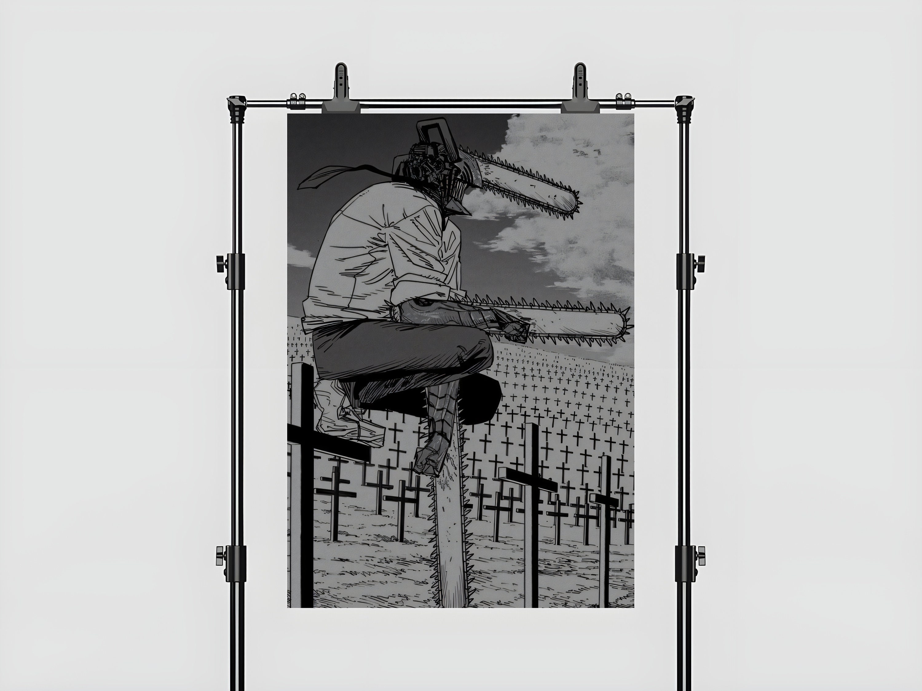 Chainsaw Man Anime Denji Poster | Denji Wall Art | Denji Poster | High ...