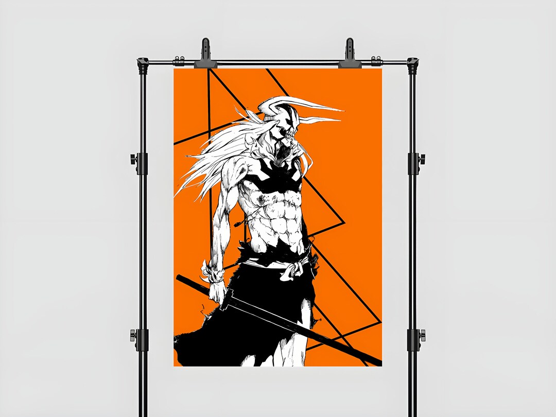 Bleach Anime Ichigo Poster Ichigo Wall Art Bleach Hollow Poster High ...
