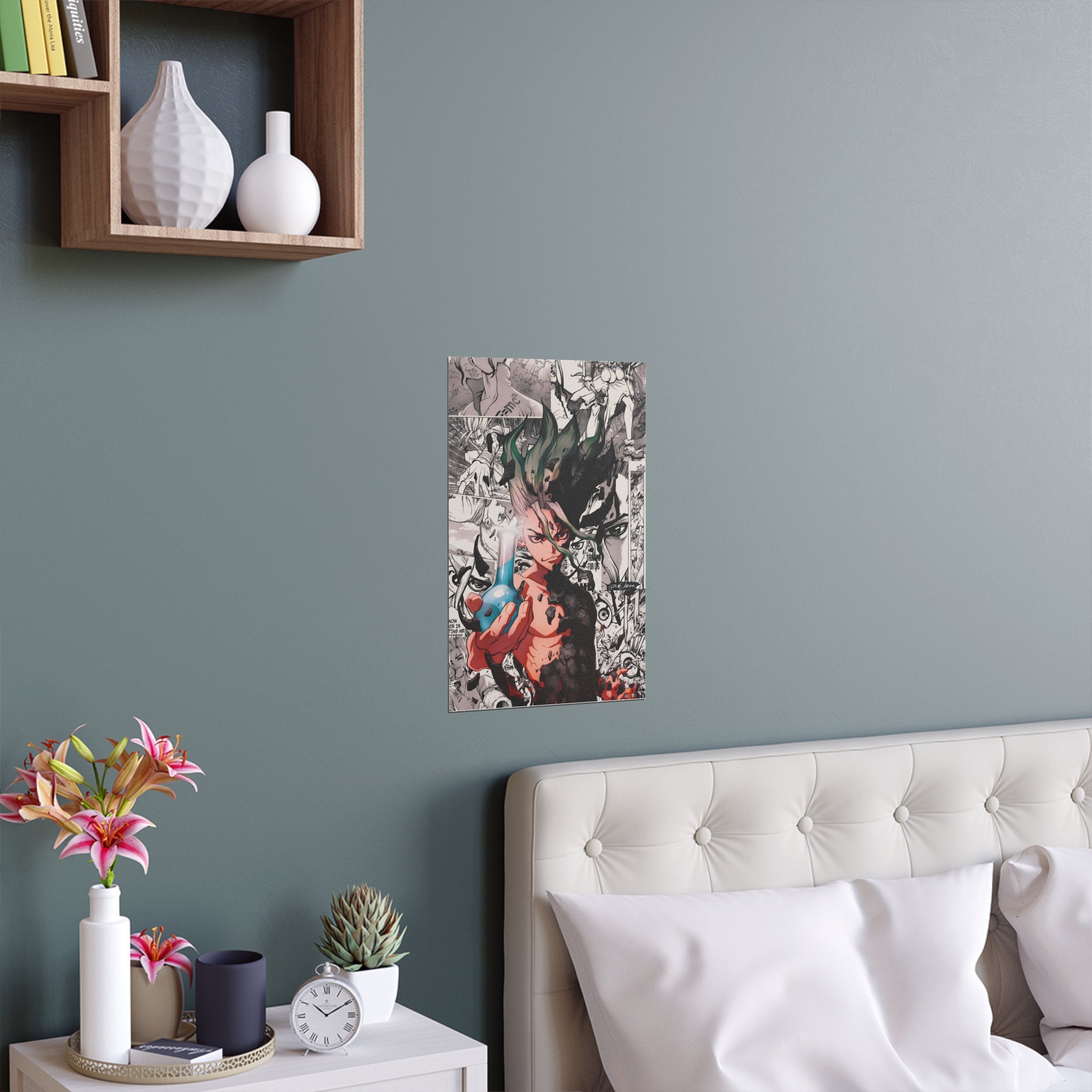 Dr Stone Anime Senku Poster | Dr Stone Wall Art | Dr Stone Poster ...
