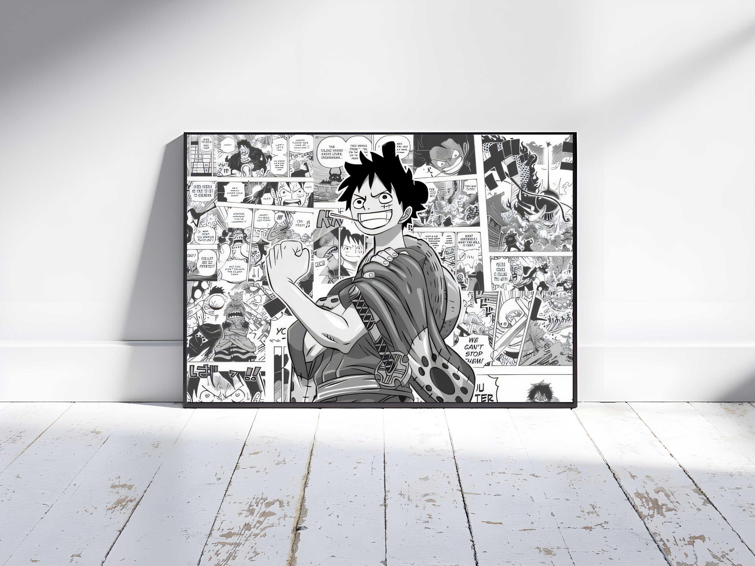 One Piece Anime Luffy Poster Luffy Wall Art Luffy Poster High Quality ...