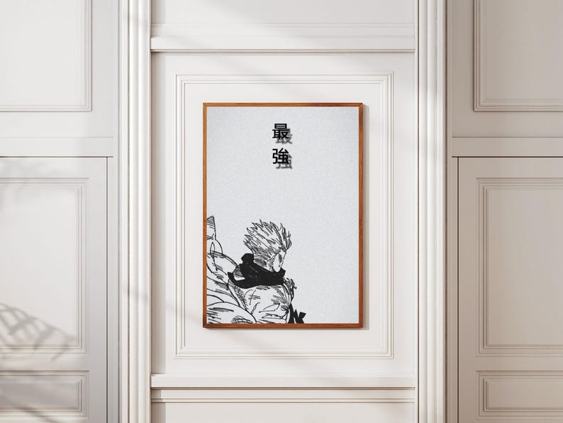 Jujutsu Kaisen Anime Gojo Satoru Poster | Anime Poster | Gojo Satoru ...