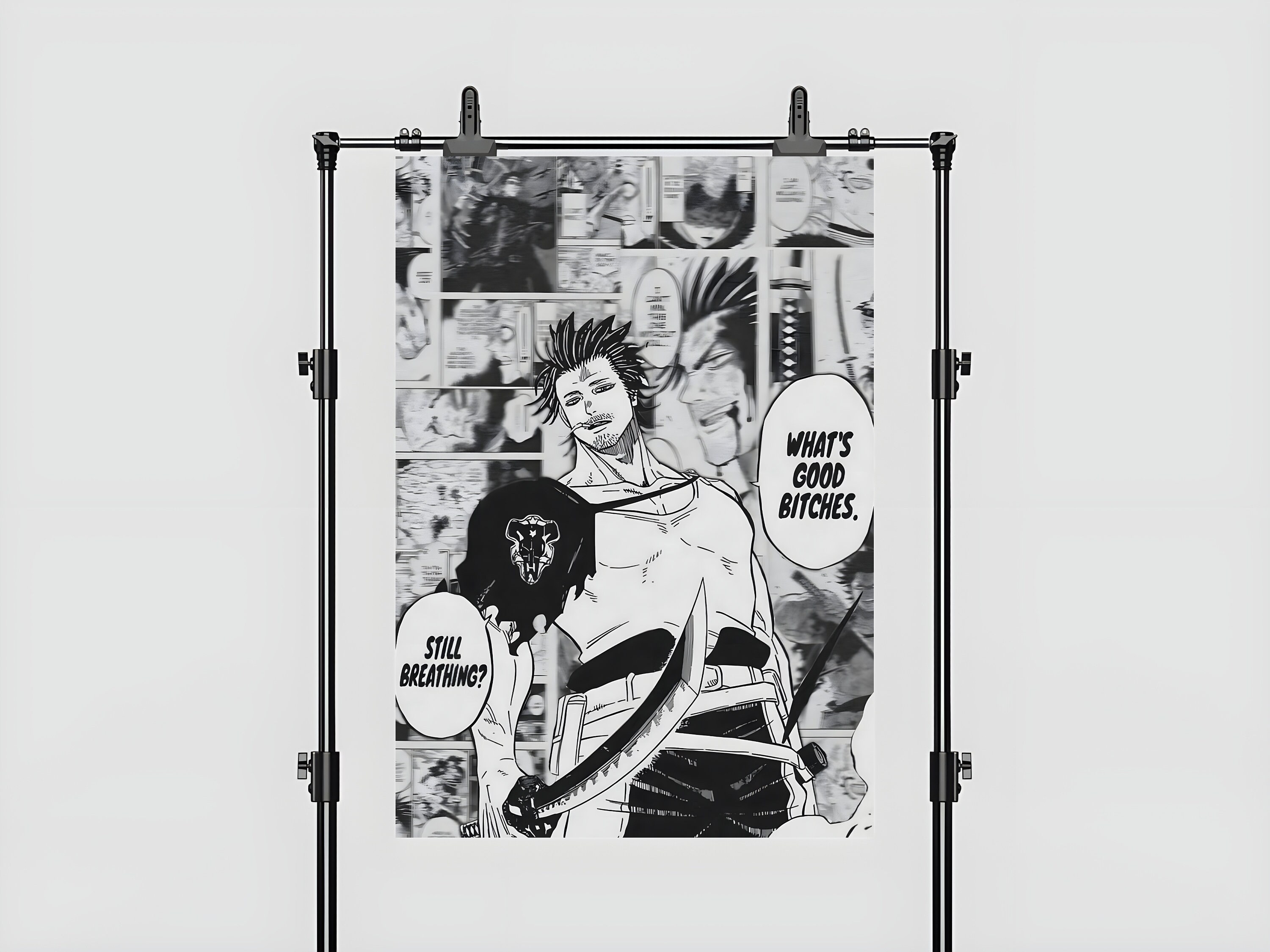 Black Clover Anime Yami Poster Yami Wall Art Yami Poster High Quality ...