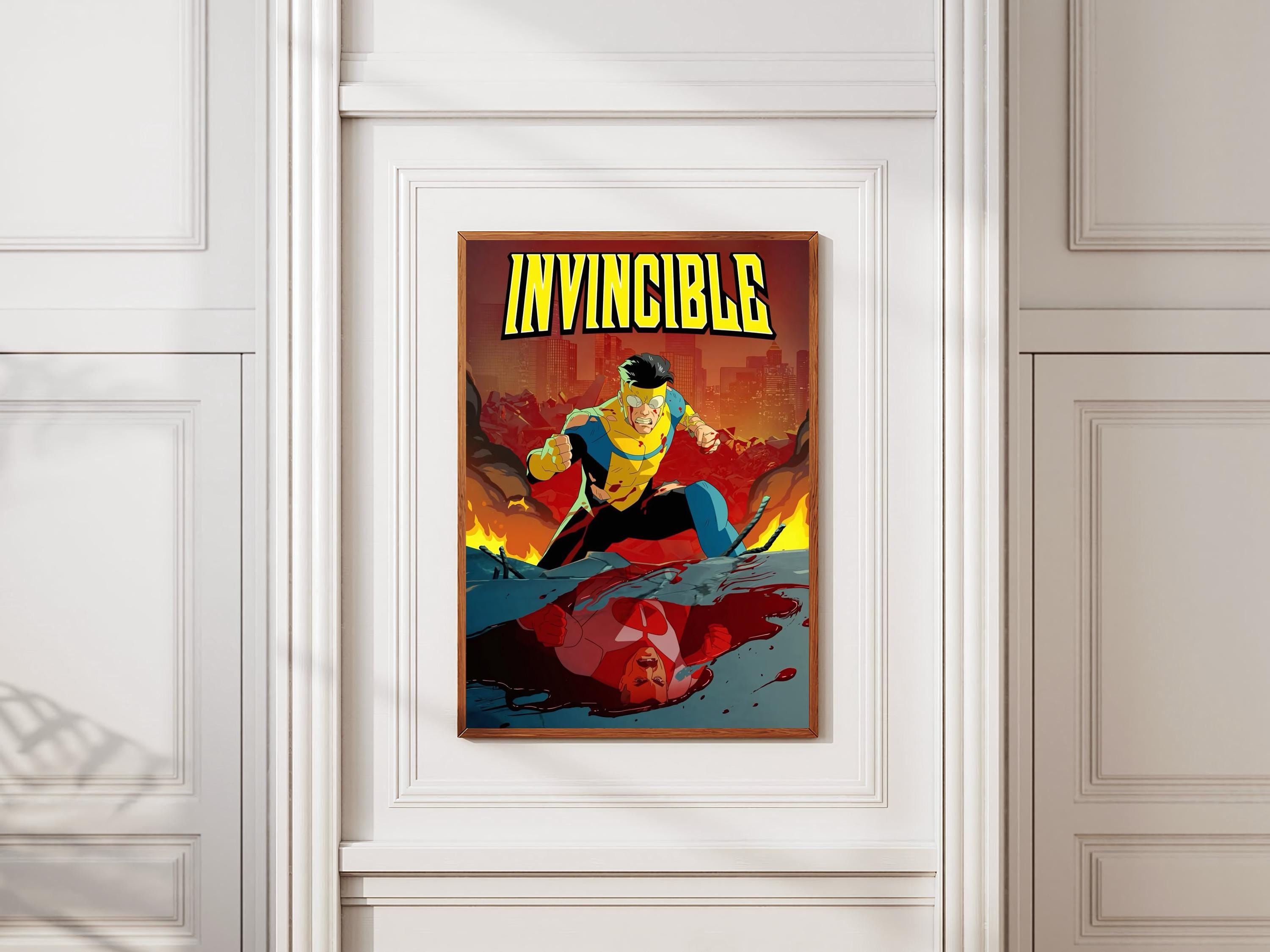 Invincible Digital Poster, Mark Omni Man Poster, Anime Poster ...