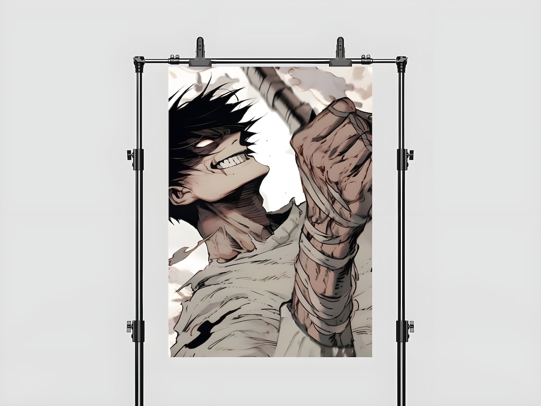 Jujutsu Kaisen Anime Toji Poster | Toji Wall Art | Toji Poster | High ...