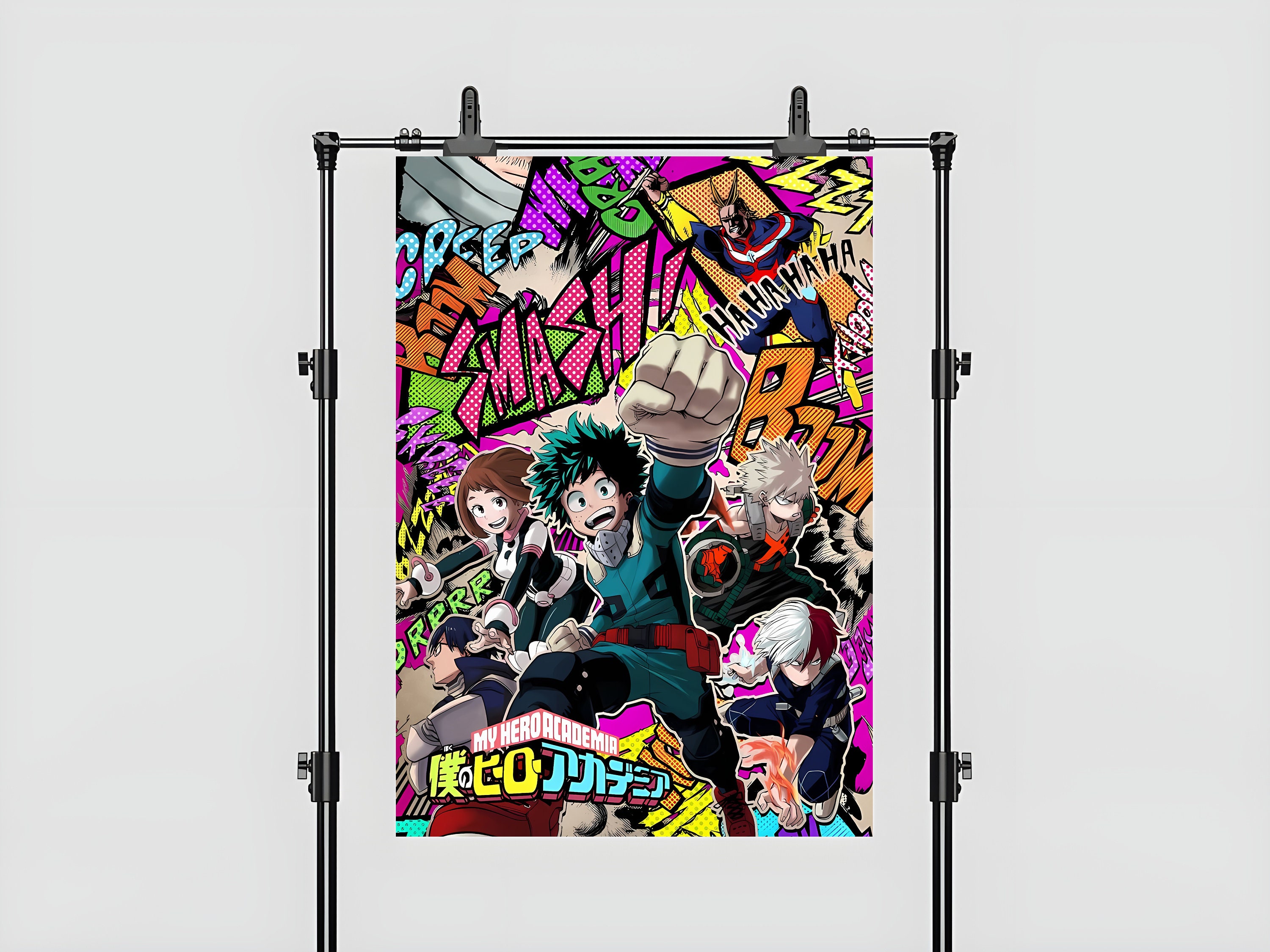 My Hero Academia Anime Poster | MHA Wall Art | My Hero Academia Poster ...
