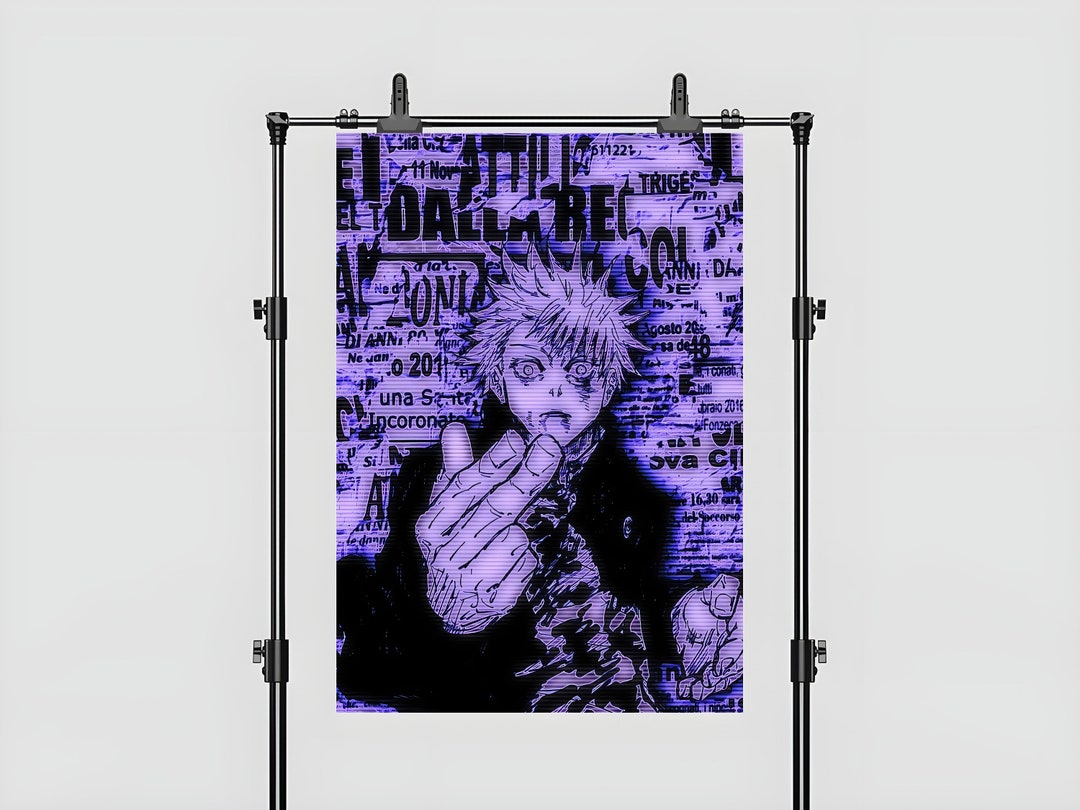 Jujutsu Kaisen Anime Gojo Poster | Gojo Wall | Gojo Poster | High ...