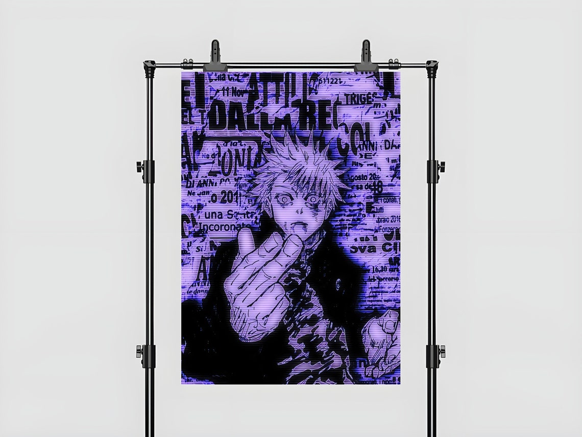 Jujutsu Kaisen Anime Gojo Poster | Gojo Wall | Gojo Poster | High ...