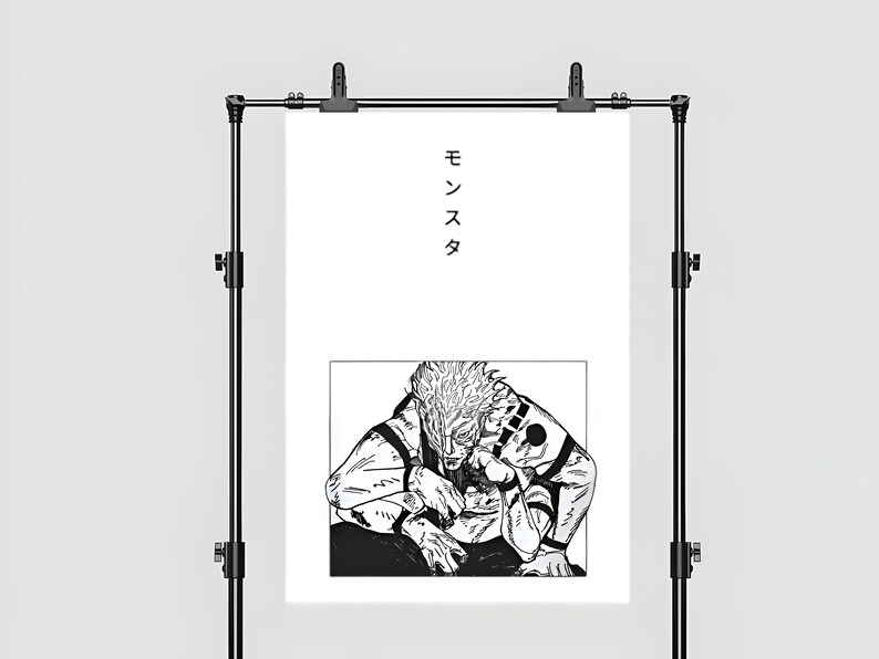 Jujutsu Kaisen Anime Sukuna Poster | Skuna Wall Art | JJK Poster | High ...