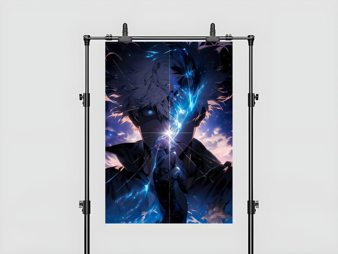 Jujutsu Kaisen Anime Gojo Poster | Gojo Wall Art | Gojo Poster | High ...