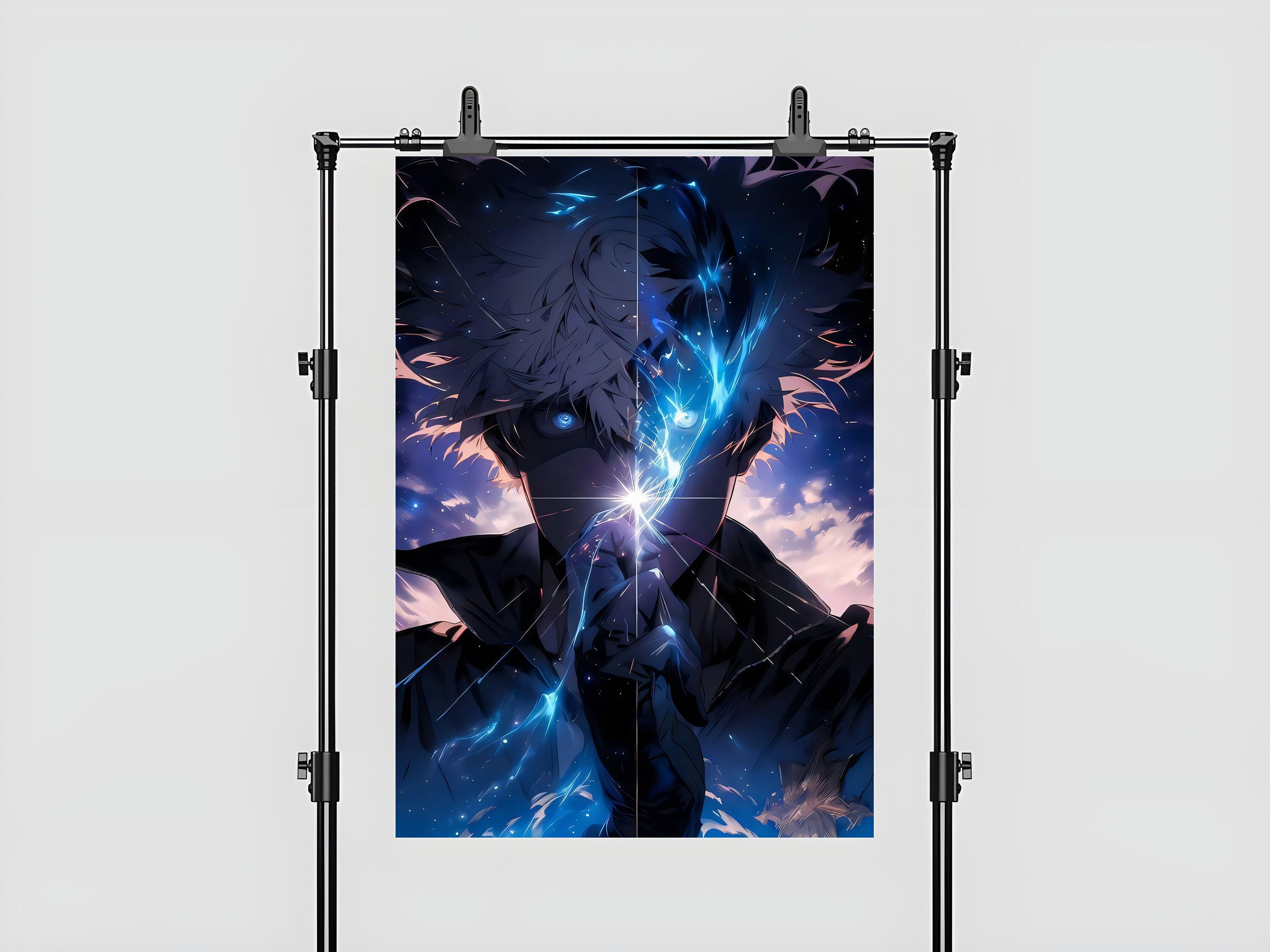 Jujutsu Kaisen Anime Gojo Poster | Gojo Wall Art | Gojo Poster | High ...