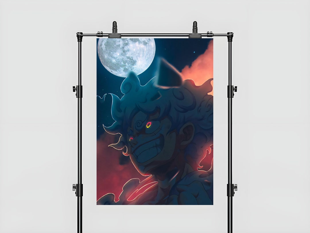 One Piece Anime Luffy Poster One Piece Poster Luffy Poster High Quality ...