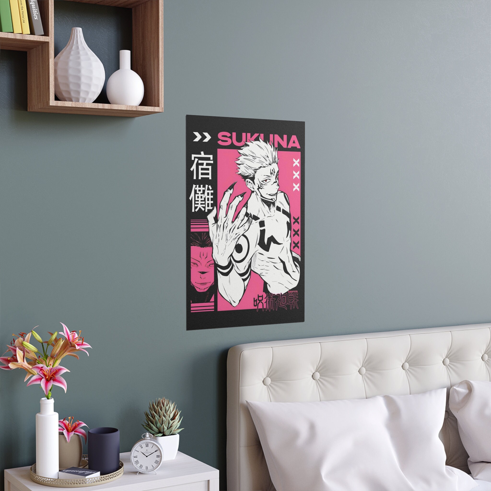 Jujutsu Kaisen Anime Sukuna Poster | Sukuna Wall Art | JJK Poster ...