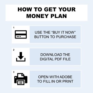 Paycheck Budget Planner, Printable, Money Plan, Financial Planner ...