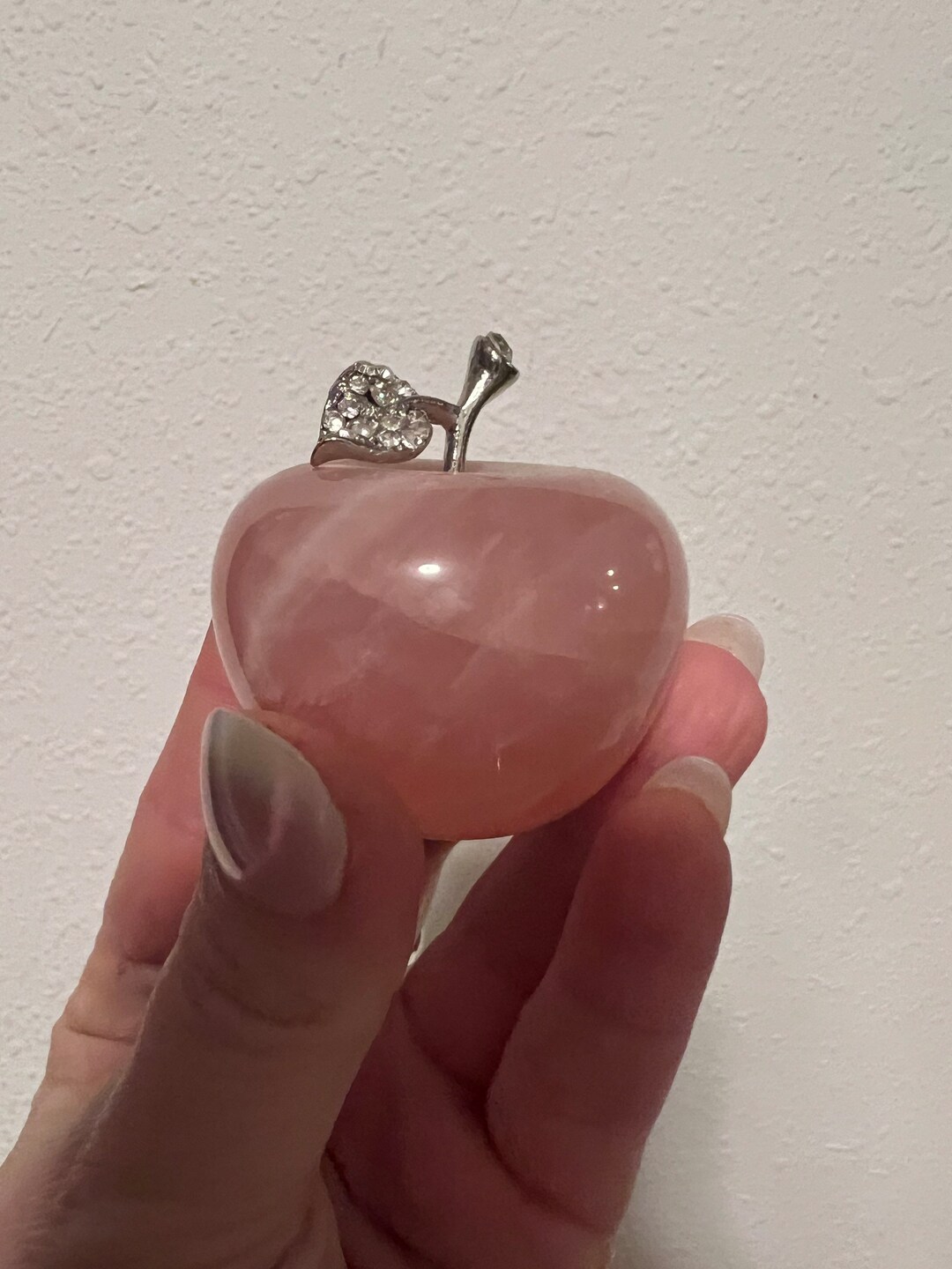 Rose Quartz Apple - Etsy