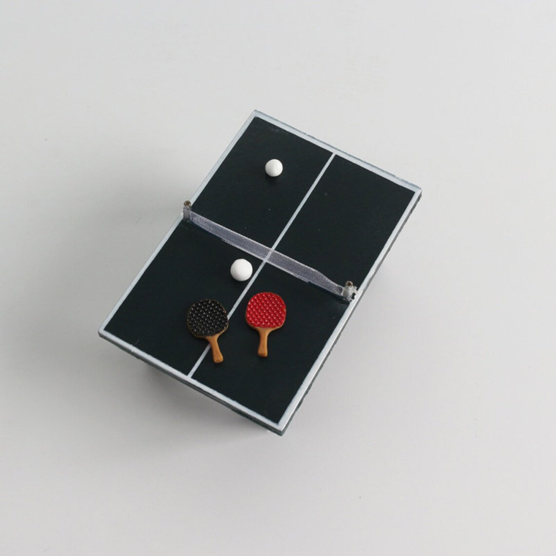Dollhouse Pingpong Table Mini Ping Pong Table With Balls - Etsy