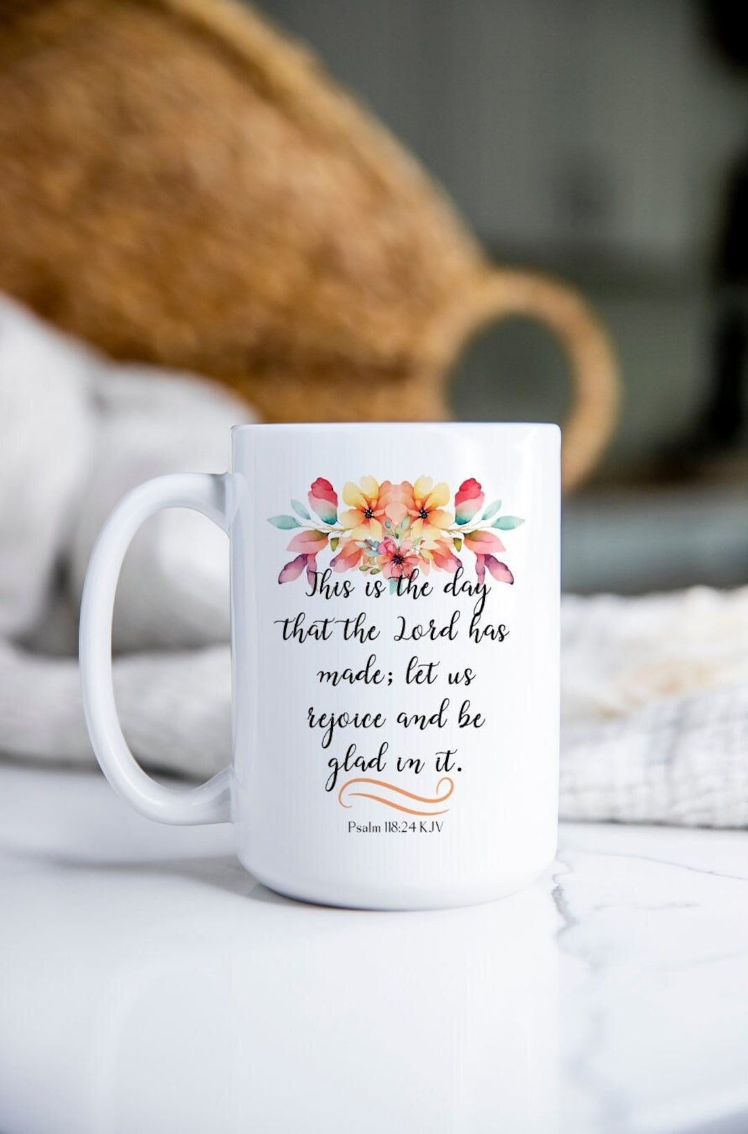 Sunday School Teacher Gift, Positive Message Mug, Pink Floral Mug ...