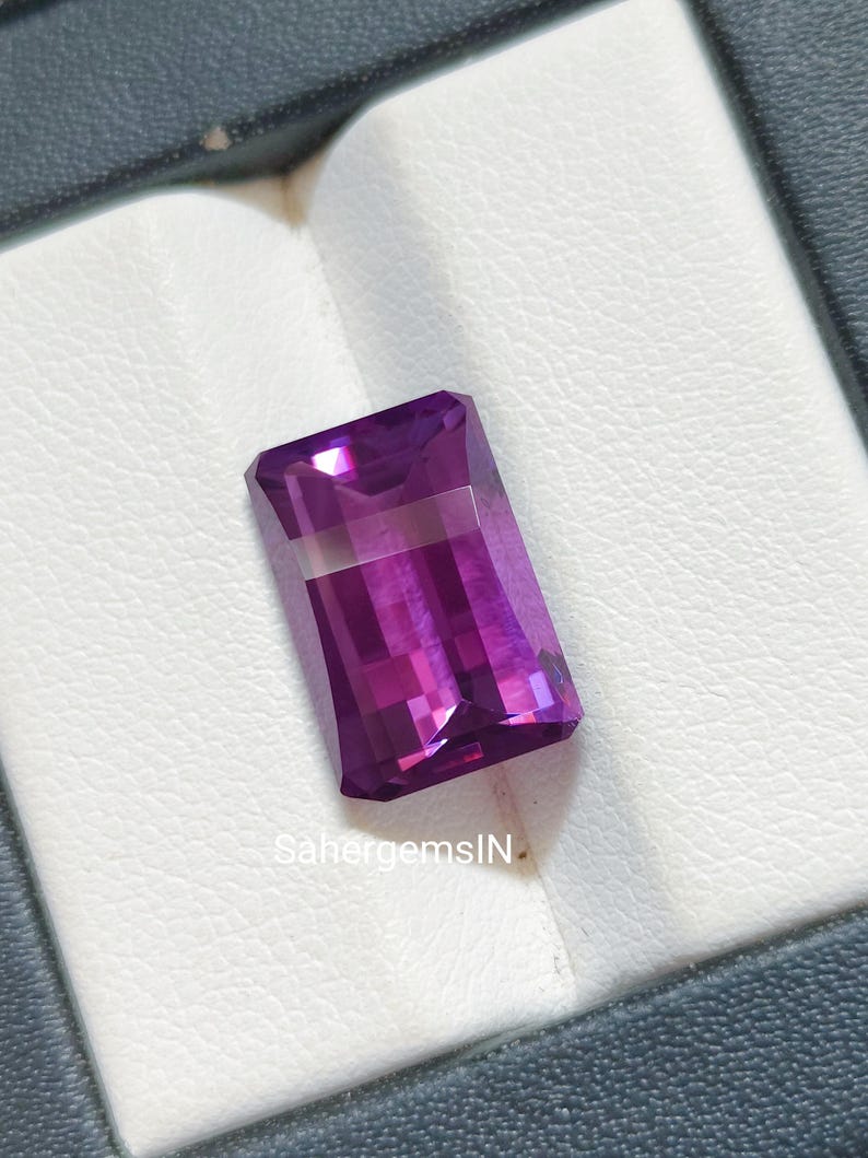 Pixel Cut Amethyst Gemstone: February Birthstone, Jewelry Making ...