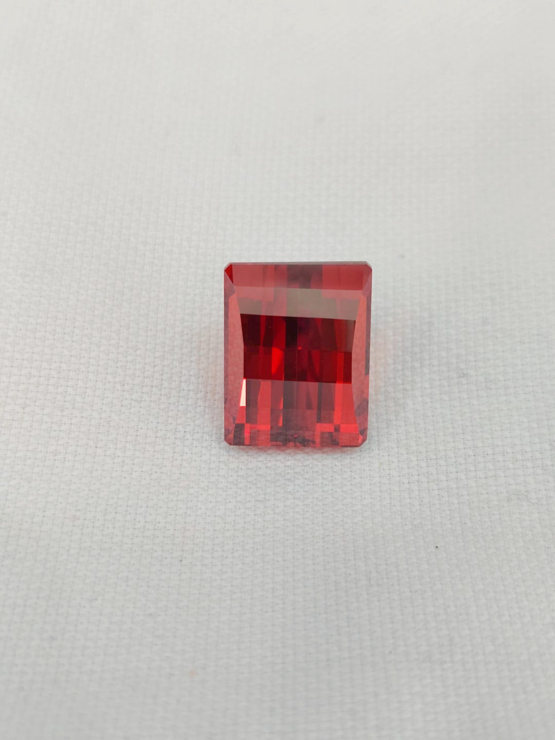 Pixel Cut Sparkling Cubic Zirconia Zircon 12×16mm Loose Hanmade ...