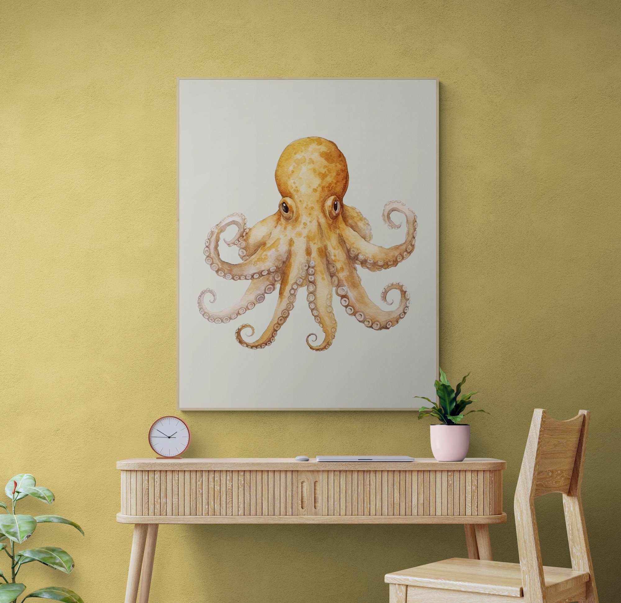 Octopus Art Prints Set of 3 Prints Watercolor Print - Etsy