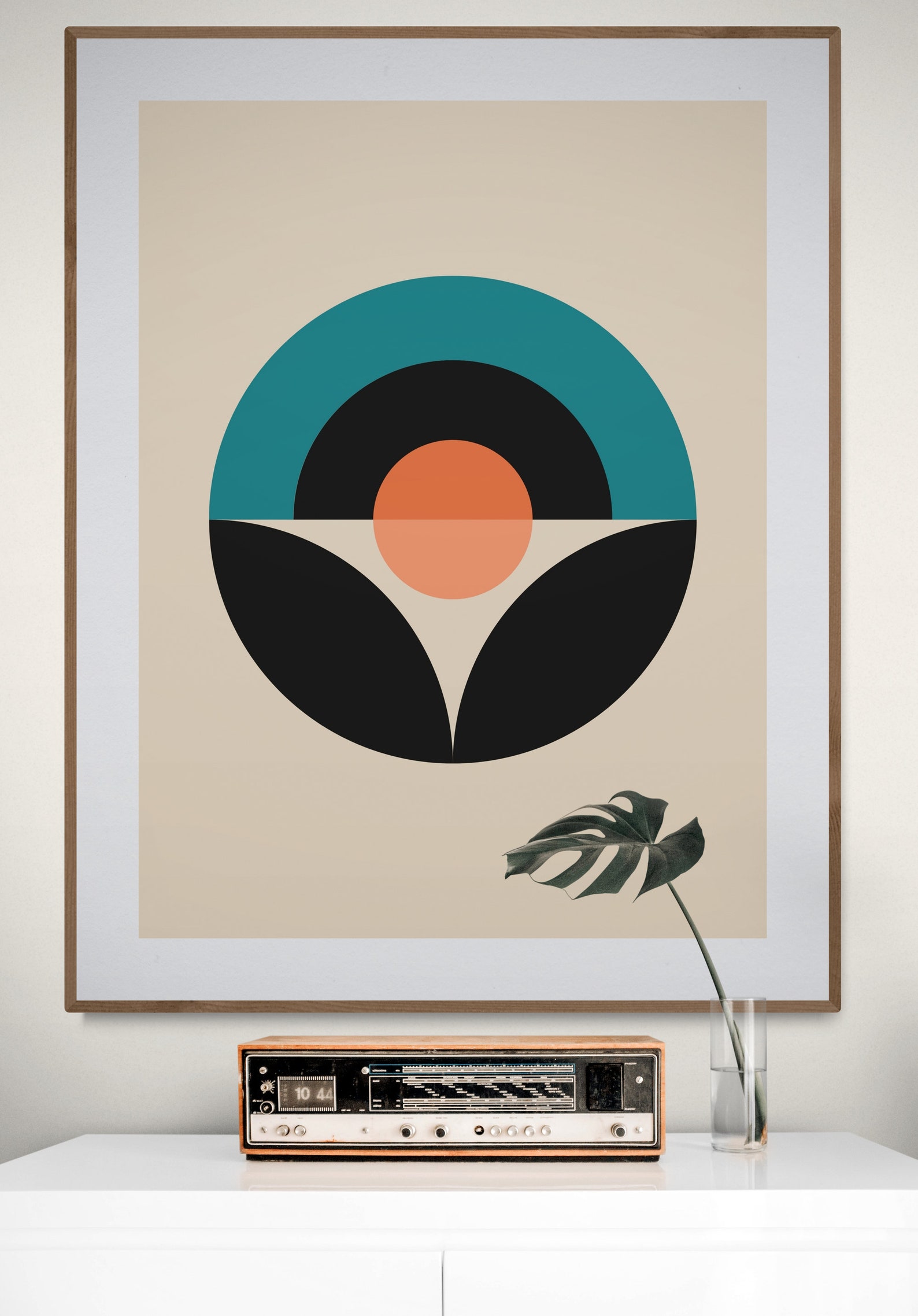 Mid Century Print Floral Mid Century Art Minimalist Art Mid-century ...