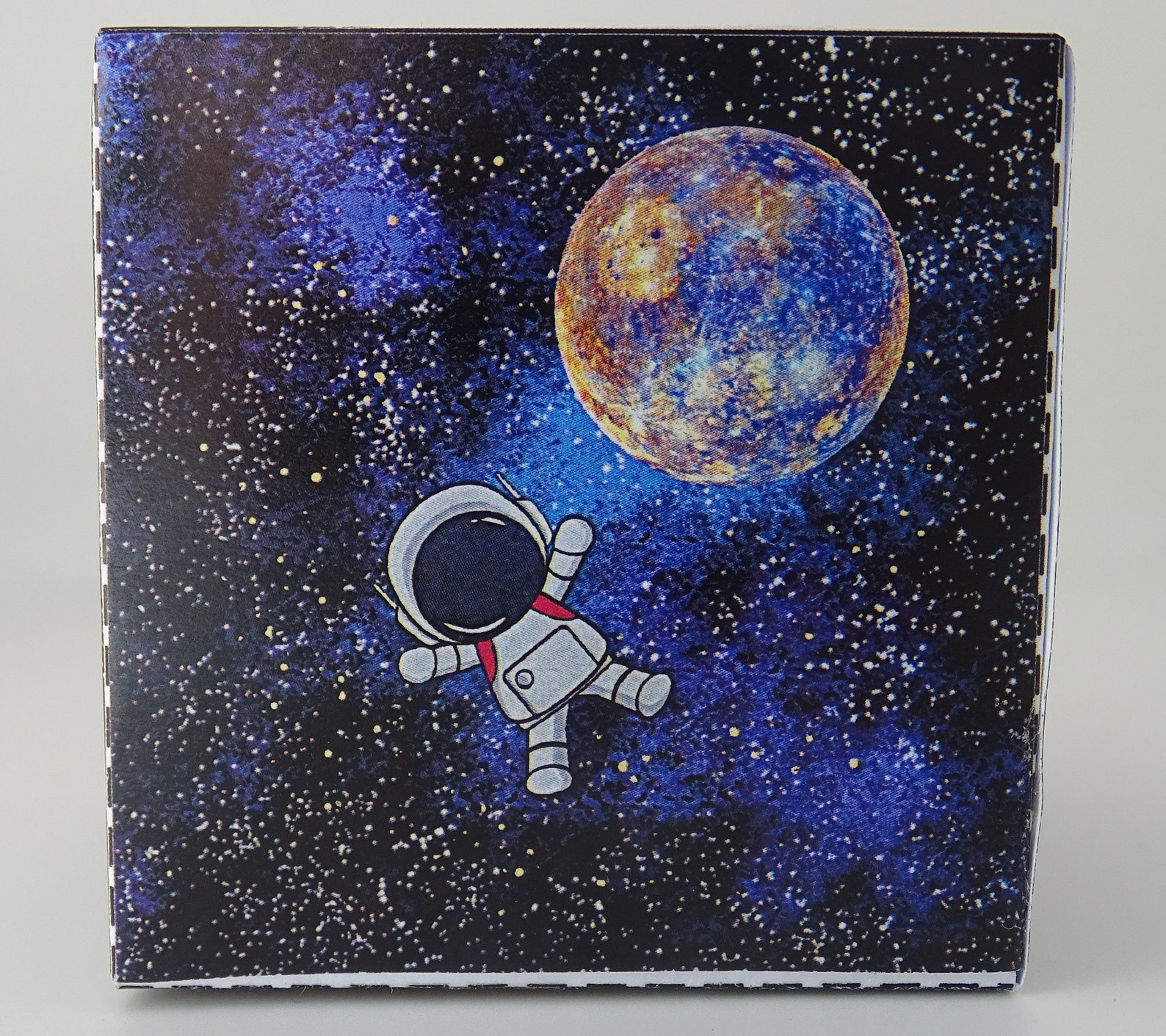 Astronaut Gift Box | Space Themed Cube Gift Box | Outer Space Party ...