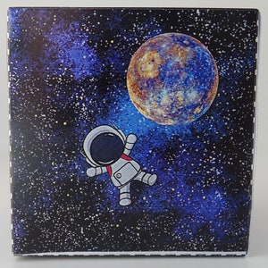 Space,earth and Astronaut Themed,cube Gift Box,for Space and Sky Lovers ...